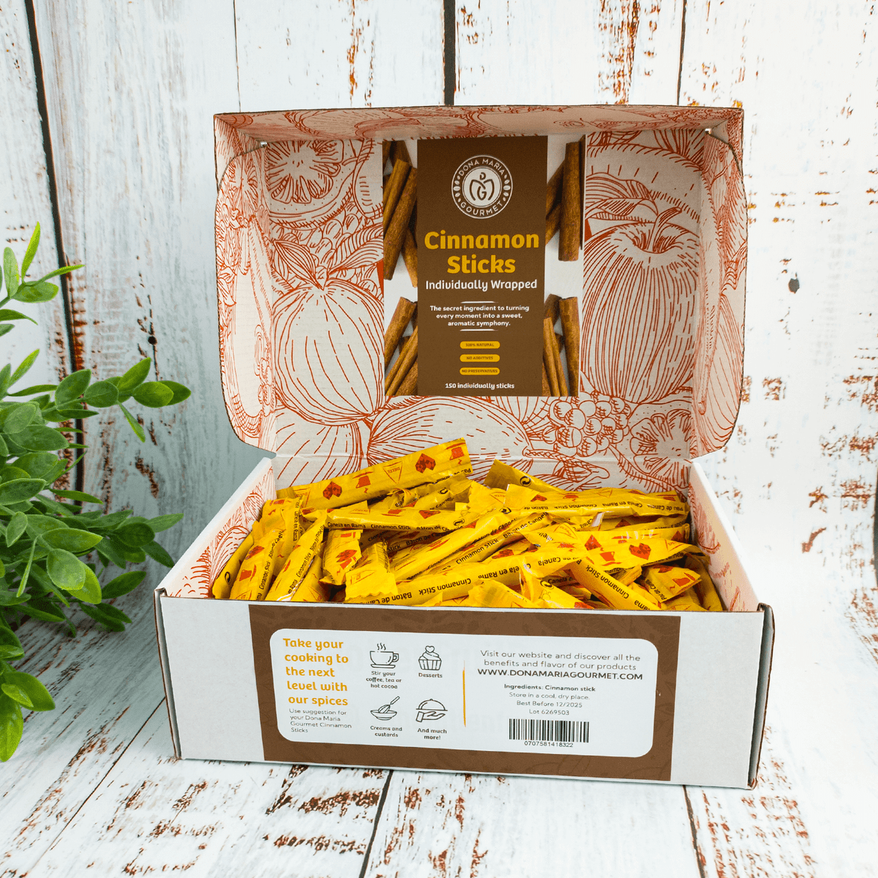 Cinnamon sticks bulk 3’’ long | 150 STICKS