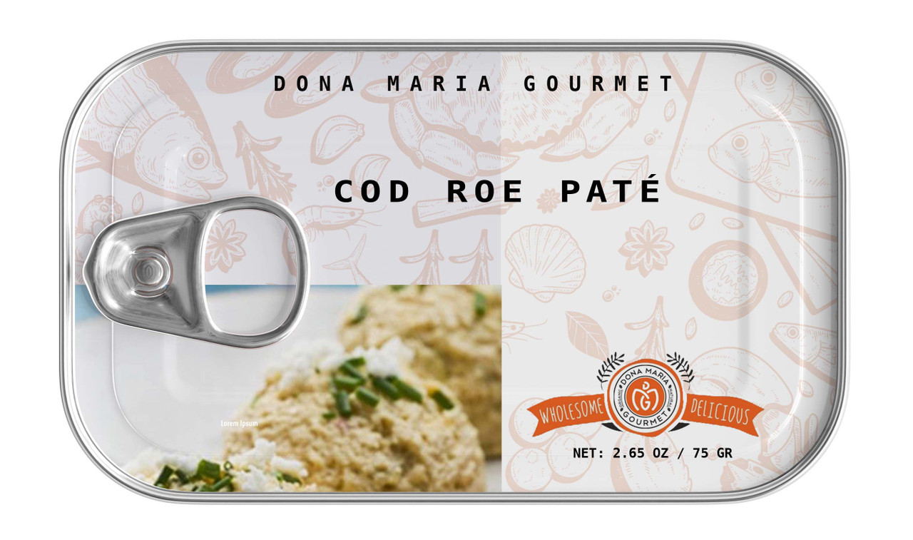 Cod roe paté ( 2 packs) - Dona Maria Gourmet