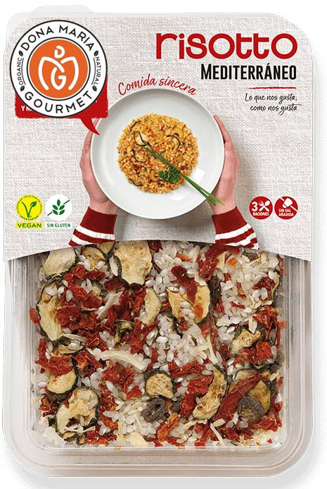 Mediterranean Risotto with vegetables - 1 pack - 9.8 oz | Vegan ...