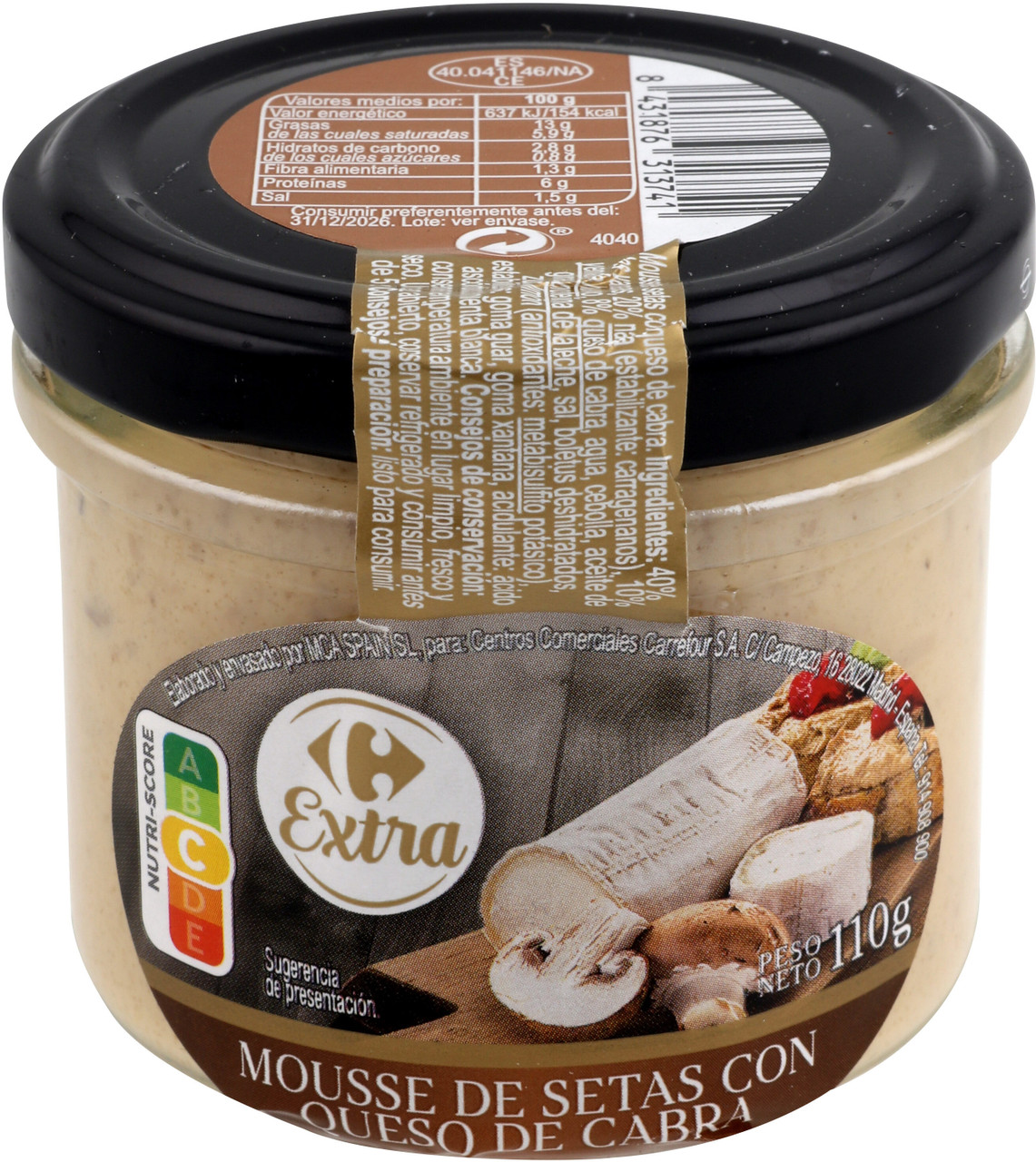 Mushroom Mousse with Goat Cheese 110 g