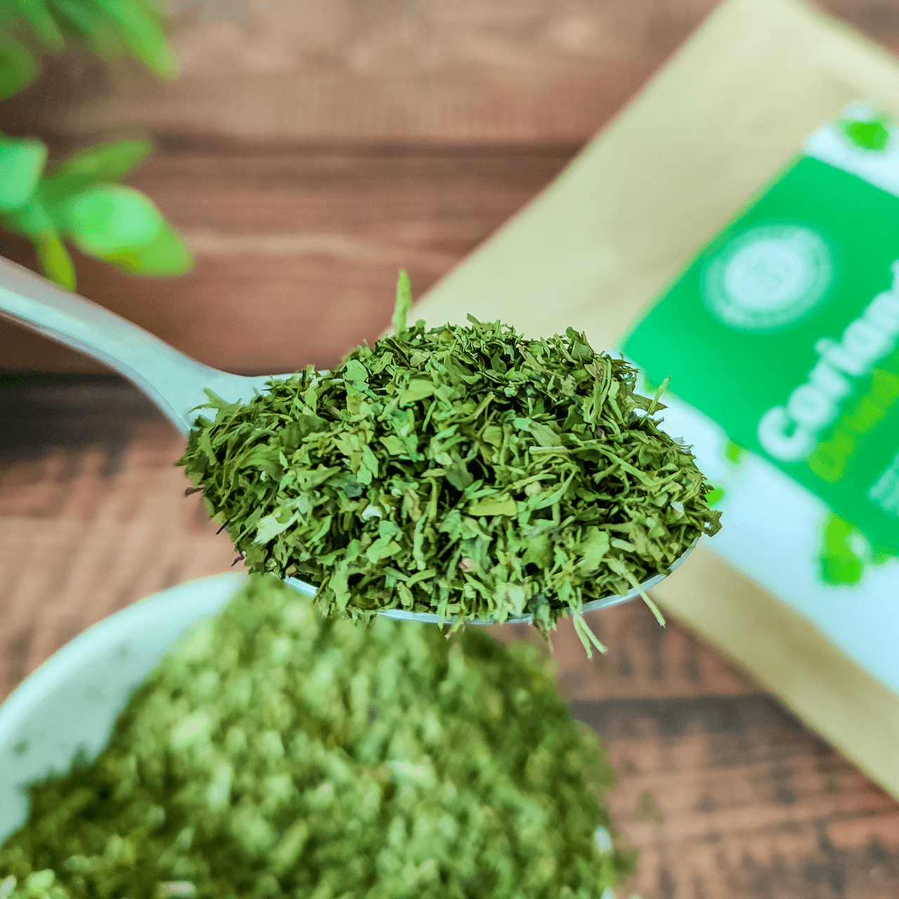 Premium Dried Cilantro - 1.6 oz of Cut & Shredded Coriander Leaves ...