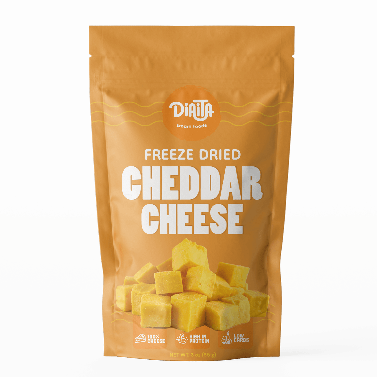 Freeze-Dried Cheddar Cheese Snack – Original Flavor - 3 oz Pouches ...
