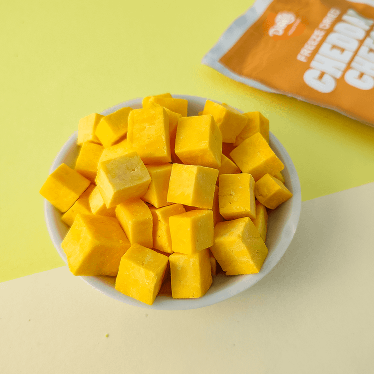 Freeze-Dried Cheddar Cheese Snack – Original Flavor - 3 oz Pouches ...