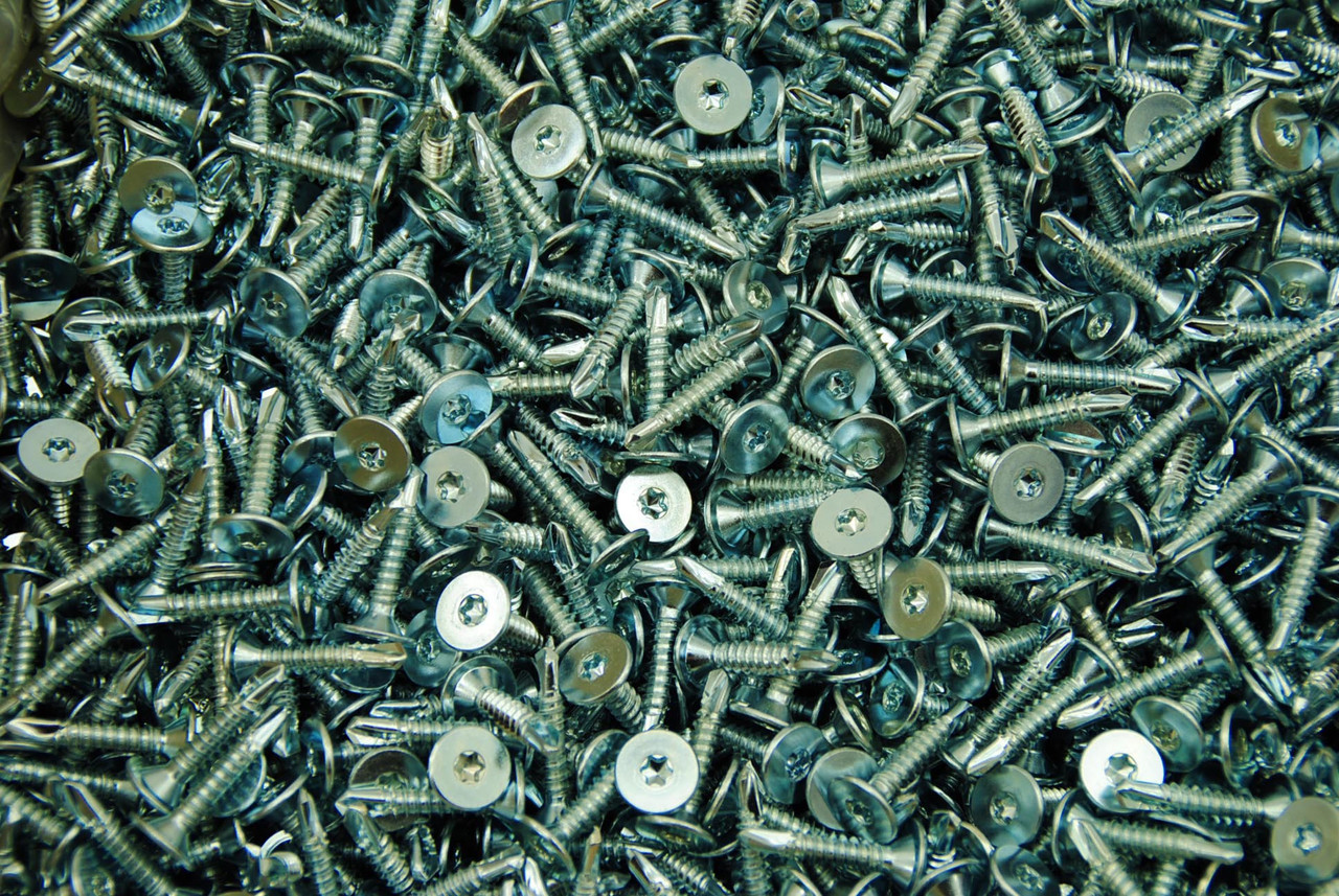 (800) Torx Wafer Head 10 x 1 Self-Drilling #3 Tek Screw #10 Zinc SDS ...