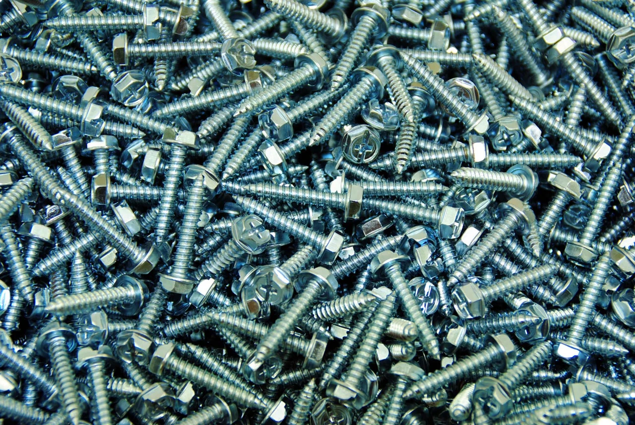 (900) Phillips-Slotted-Hex Combo Head #10 x 1 Sheet Metal Screws AB ...