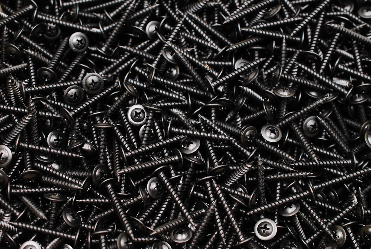 (700) Black Phillips Mod Truss 8 x 1-1/4 Zip Screws Self-Piercing Sheet ...