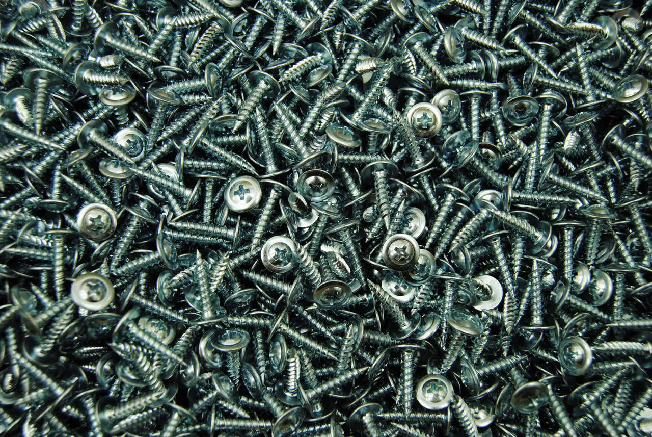 (1300) Phillips Mod Truss 8 x 3/4" Zip Screws Self-Piercing K-Lath ...