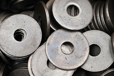 (20) Plain Steel 3/4 x 3 Heavy Dock Washer 1/4" Thick - 3" Diameter ...