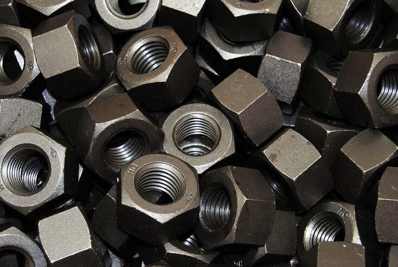 (20) Structural DH Heavy Hex Nuts 7/8-9 Coarse Thread Plain ASTM A563 ...