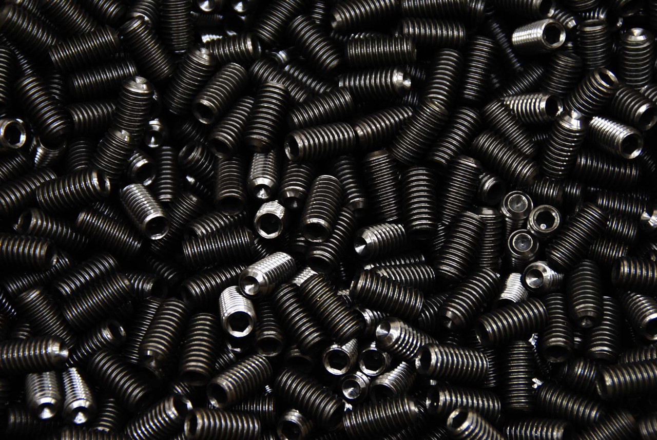 (200) Socket Head Set Screw 3/8-16 x 3/4 Cup Point Plain Finish - Lexar ...