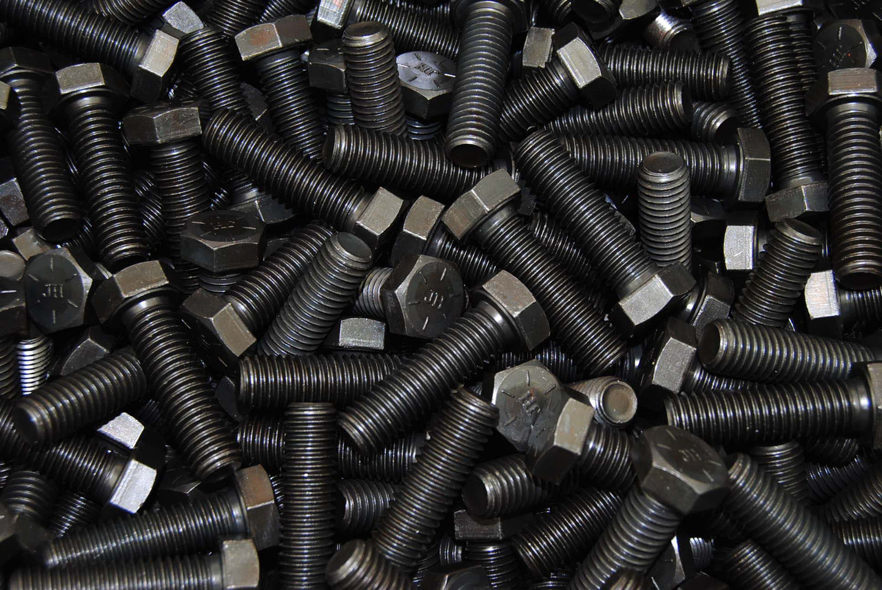 (50) Hex Head 1/2-13 x 1-3/4" Bolt Grade 8 Cap Screw Plain Black ...