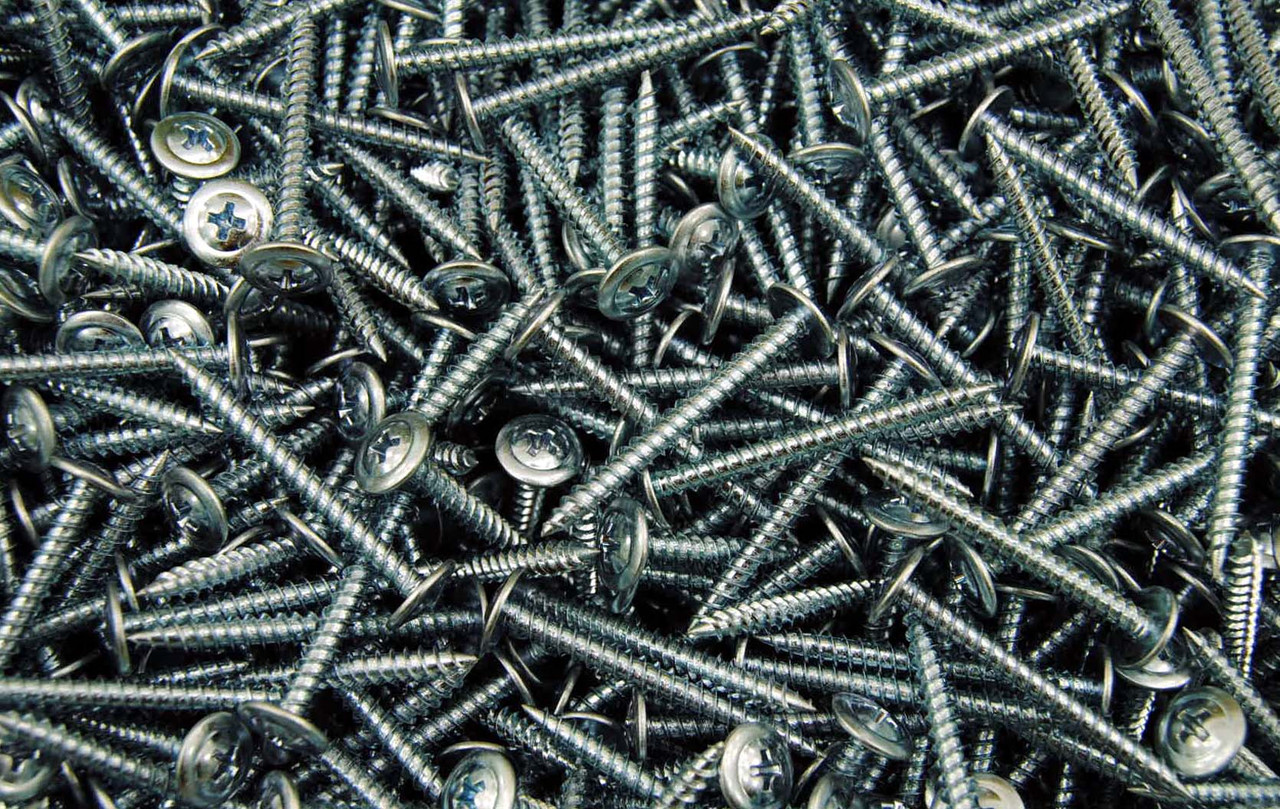 (500) Phillips Mod Truss 8 x 1-5/8" Zip Screws Self-Piercing K-Lath ...