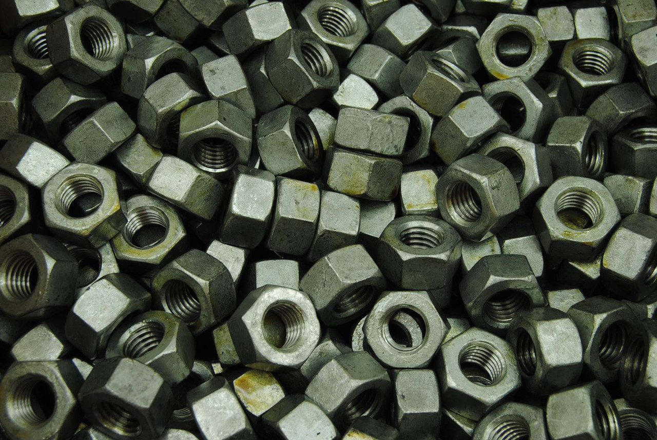 (75) A563 Heavy Hex Nuts 5/8-11 Hot Dip Galvanized Coarse Thread ...