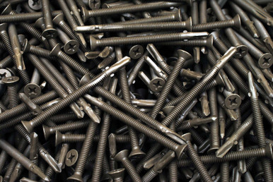 (75) Phillips Flat Head 1/4-20 x 3-1/2 Self-Drilling Reamer Wing Screws ...