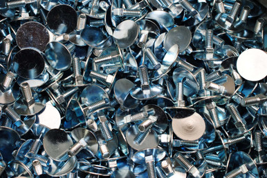 (150) Flat Elevator Bolts 5/16-18 x 1 Flush Mount Bolt Zinc Plated ...