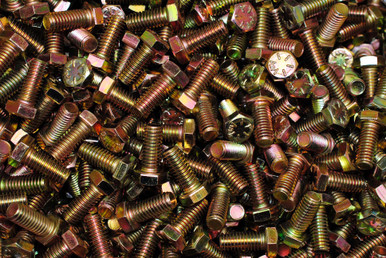 (150) Hex Head 3/8-16 x 7/8 Grade 8 Bolts Yellow Zinc Cap Screws ...