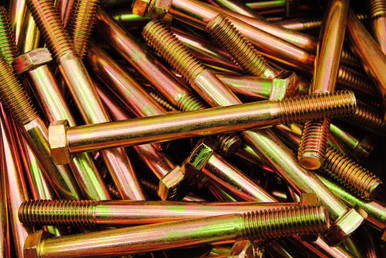 (10) Hex Head 5/8-11 x 6-1/2" Grade 8 Bolts Yellow Zinc Cap Screws ...