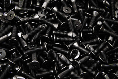 (100) Flat Socket Head 3/8-16 x 1-1/2 Cap Screw Allen Black - Lexar ...