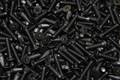 (100) Flat Socket Head 5/16-18 x 1-1/2 Cap Screw Allen Black - Lexar ...