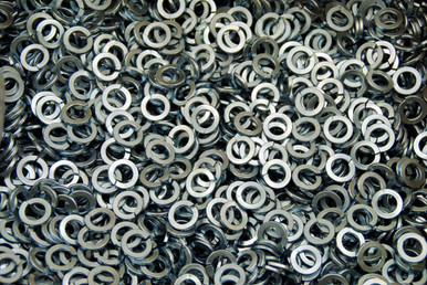 (1000) Metric M10 Split Lock Washers - Zinc Plated 10mm - Lexar Industrial
