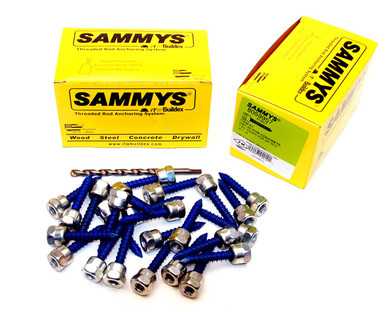 (25) Sammys 3/8-16 x 1-3/4 Threaded Rod Hanger for Concrete 8059957 ...