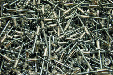 (250) 3/16 x 1/4 Aluminum/Steel Blind Pop Rivet ADS64 AD64BS 64ASD 64 ...