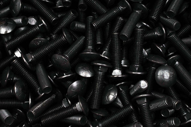(40) Grade 8 Carriage Head Bolts 1/2-13 x 2 Plain Finish Unplated ...