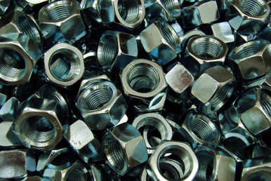(50) 3/4-16 Grade 5 Hex Finish Nuts - Zinc Plated - Fine Thread - Lexar ...