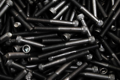 (50) Socket Head 3/8-16 x 3 Cap Screws Allen Bolts SHCS Plain Black ...