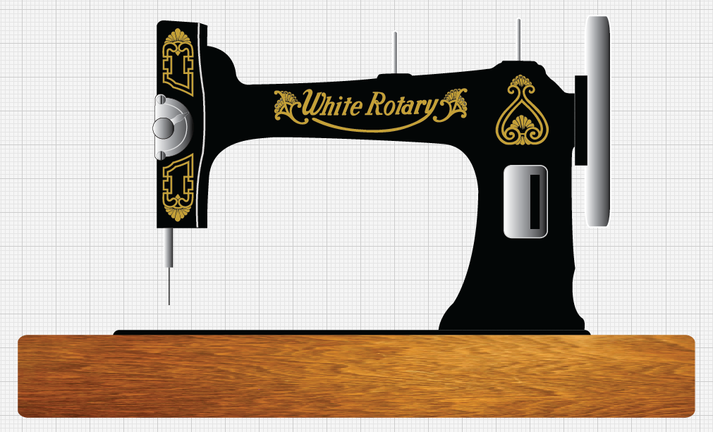 White Rotary Decals - Keeler Sales