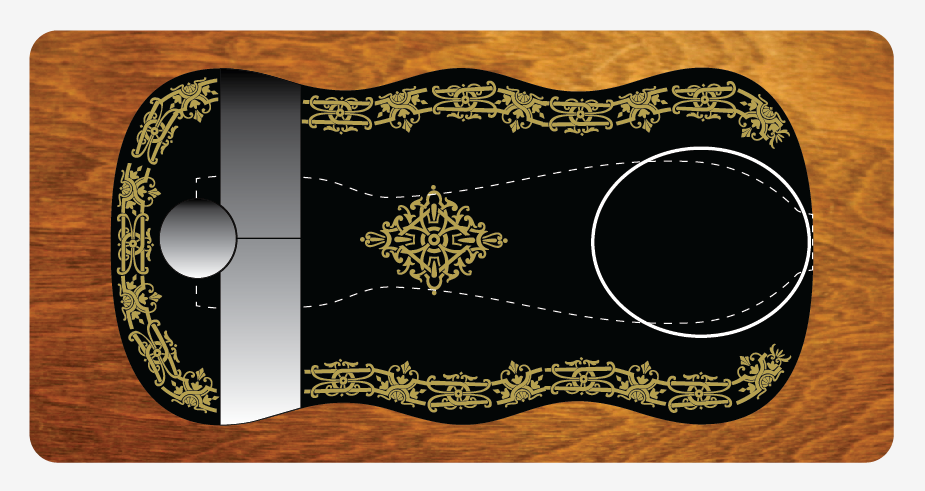 Singer 27 VS2 Decals for Restorations Celtic Design - Keeler Sales
