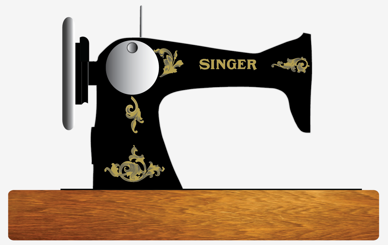 Singer 15 Acanthus Leaves Style Decals 40844 - Keeler Sales