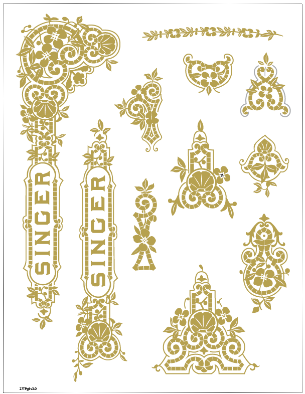 Vintage Singer Logo