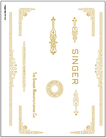 Singer 101 Sewing Machine Restoration Decals - Keeler Sales