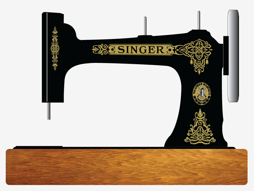 Singer 9W Celtic Restoration Decals - Keeler Sales
