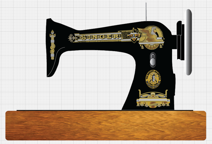 Singer 15 Class Decals for Sphinx Restorations 3 Color - Keeler Sales