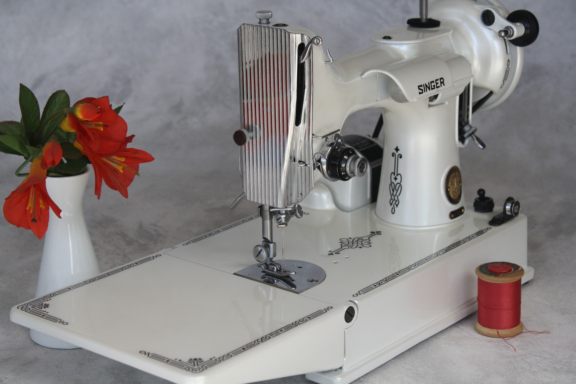 Singer 221 Featherweight Decals for Restorations Celtic Chain Design ...