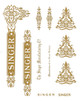 Singer 27 127 Decals for Restorations Celtic Design - Keeler Sales