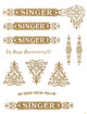 Singer 27 VS2 Decals for Restorations Celtic Design - Keeler Sales
