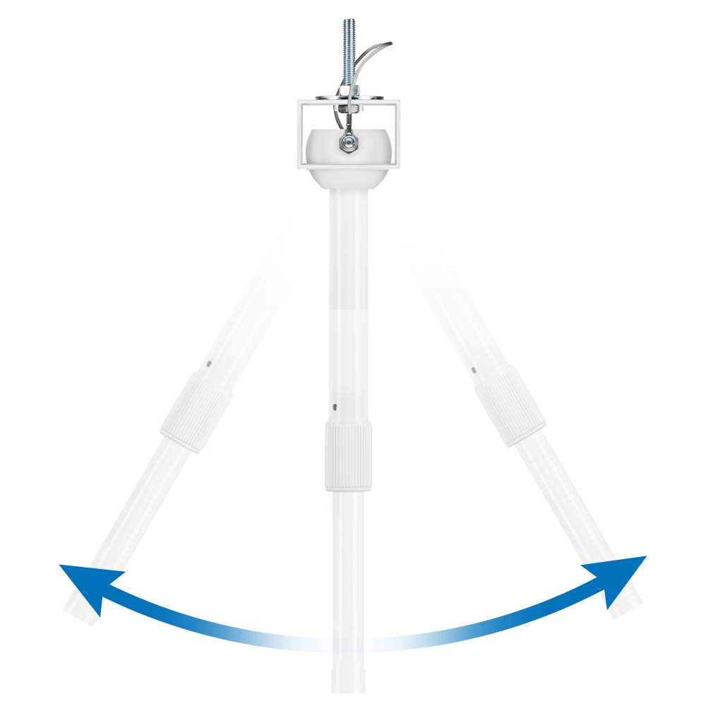 Swivel Mount for Telescoping Camera Poles