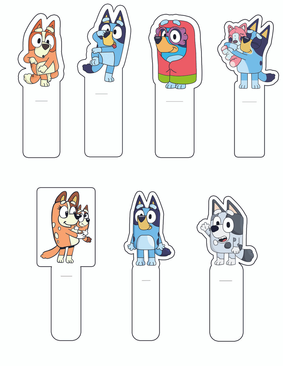 Cut and Glue - Blue dogs set - THCG Supply