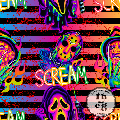 SST002 Killers Scream- Neon Stripes - THCG Supply
