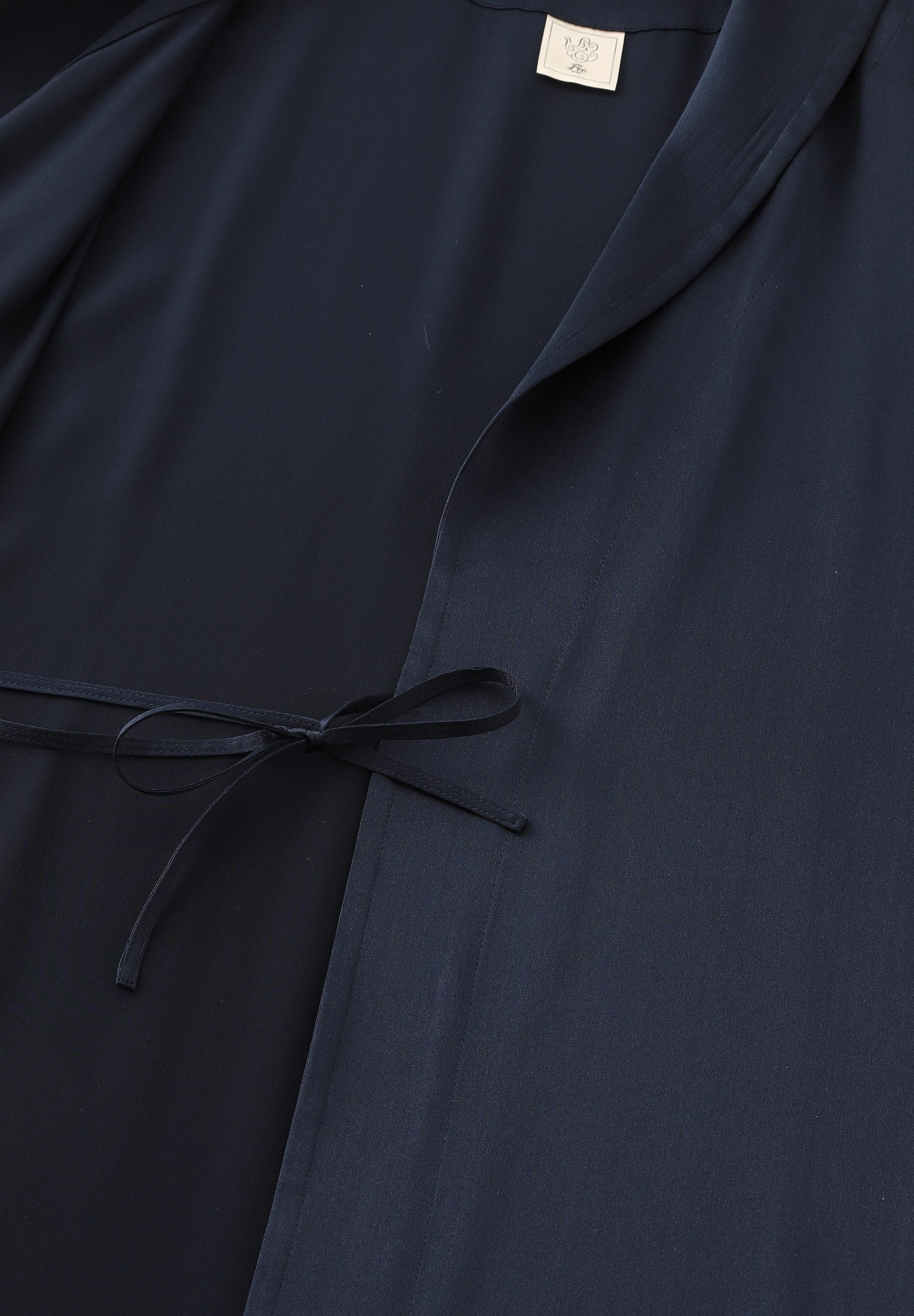 Silk Gaun Navy | Matsuya Ginza