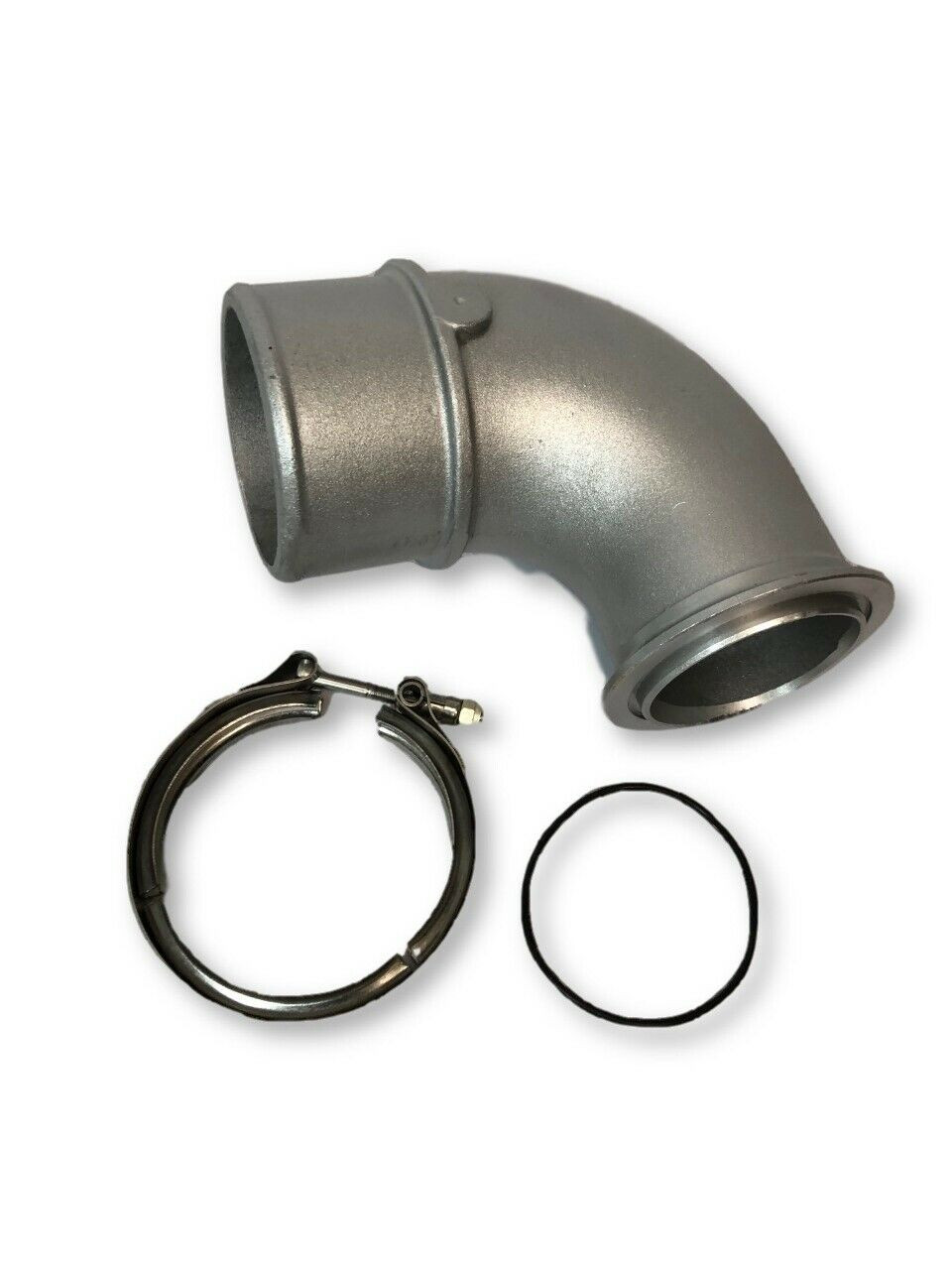 ISX BorgWarner S400 V-Band 90 Degree Turbo Elbow Kit
