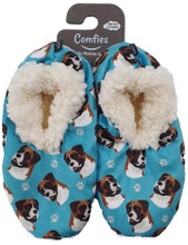 Boxer Uncropped Comfies Slippers - Decadent Dogs