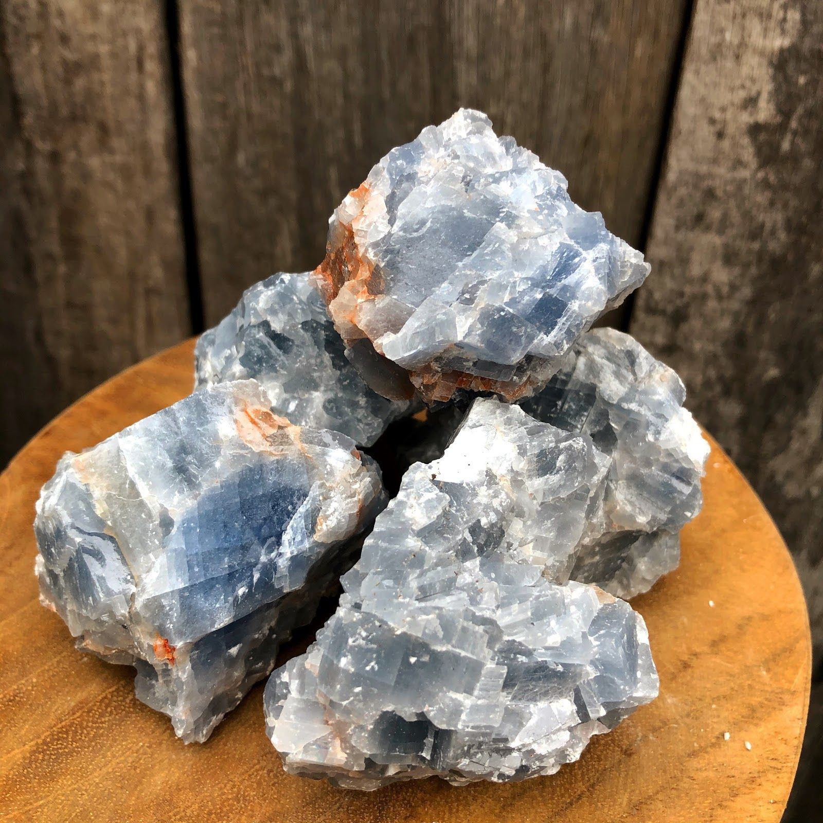 Raw Blue Calcite [Bundle of 5]