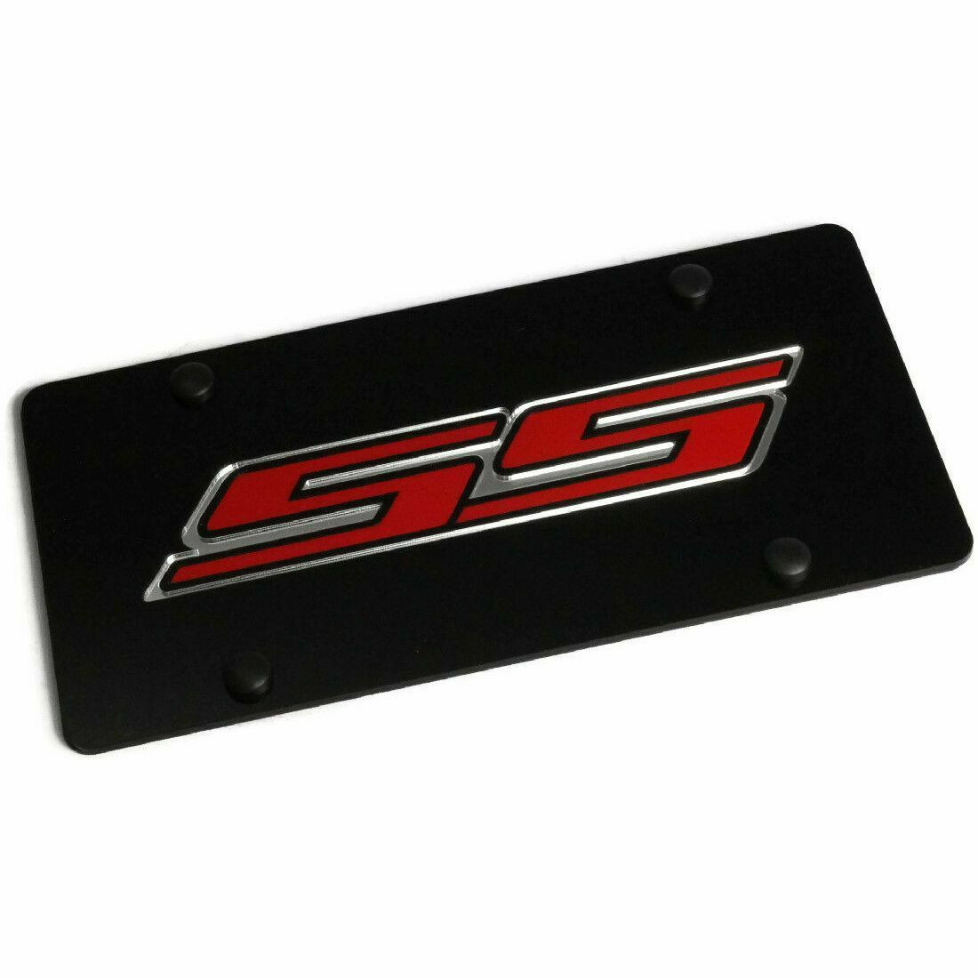 Carbon Steel License Plate for Camaro w/Camaro SS Lettering - Big Worm ...