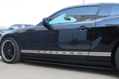 2005-2014 Mustang Narrow Dual Line Rocker Stripes