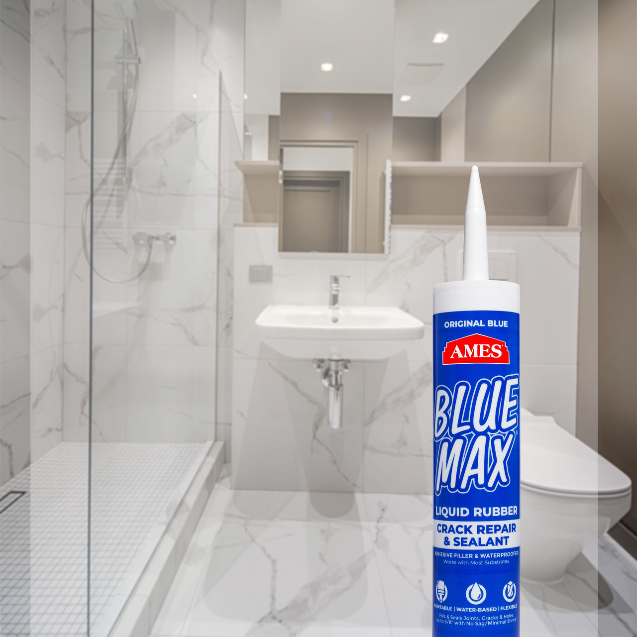 Blue Max Caulk | Liquid Rubber Crack Repair & Sealant | AMES