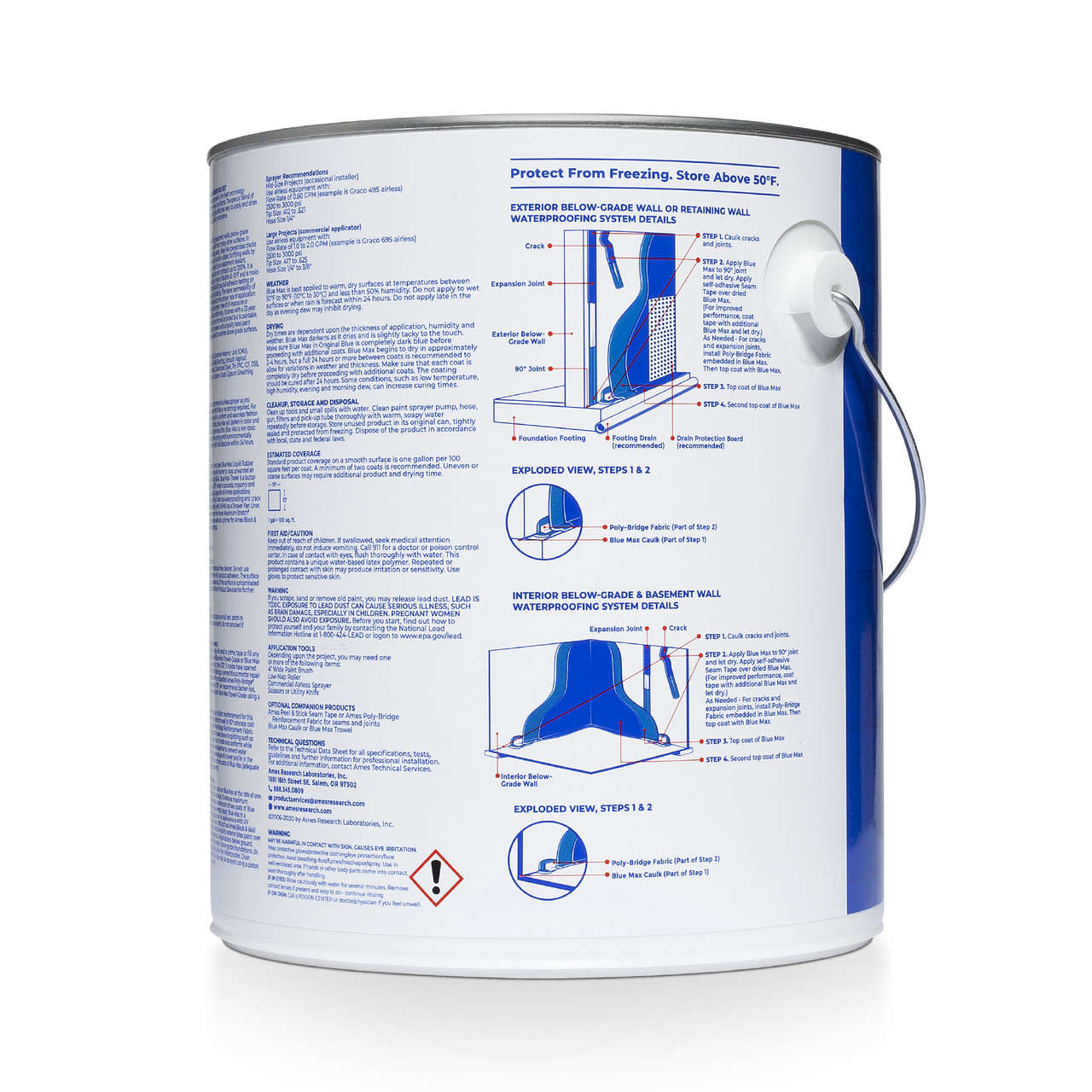 BLUE MAX Original Blue | Liquid Rubber Waterproof Sealant | AMES